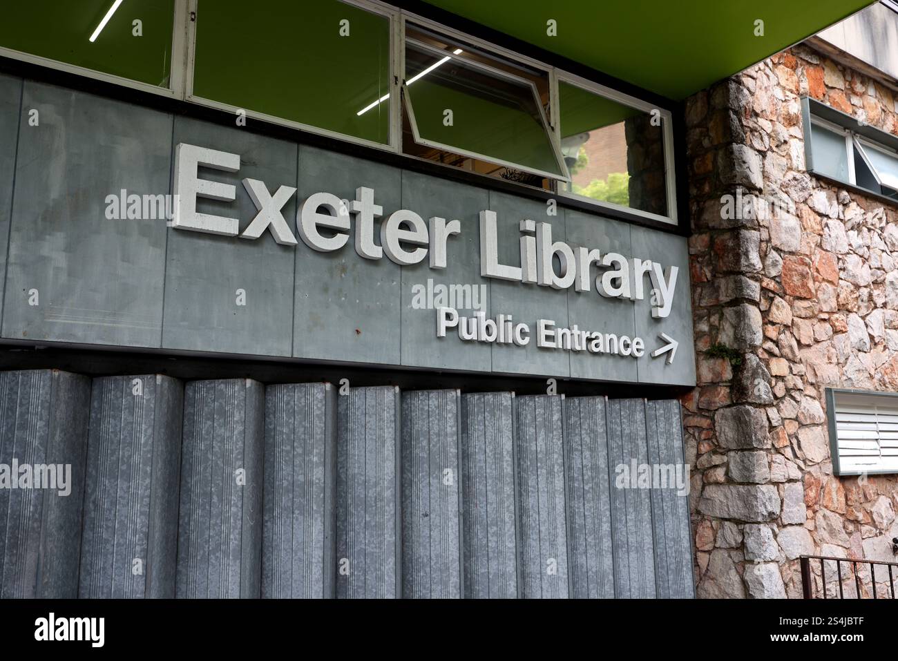 General views of Exeter Library in Exeter, Devon, UK Stock Photo - Alamy
