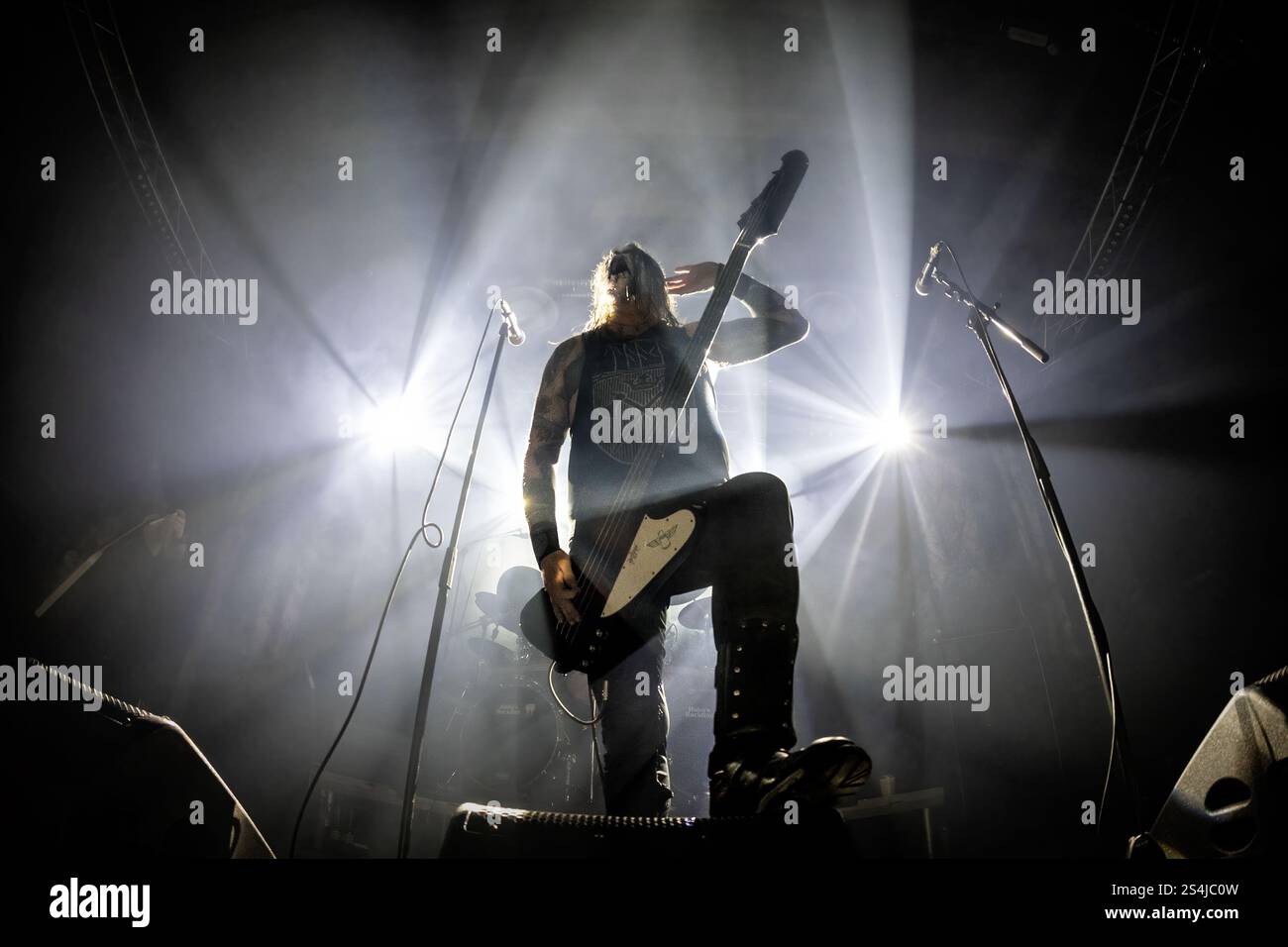 Oslo, Norway. 11th, January 2025. The Norwegian black metal band Taake ...