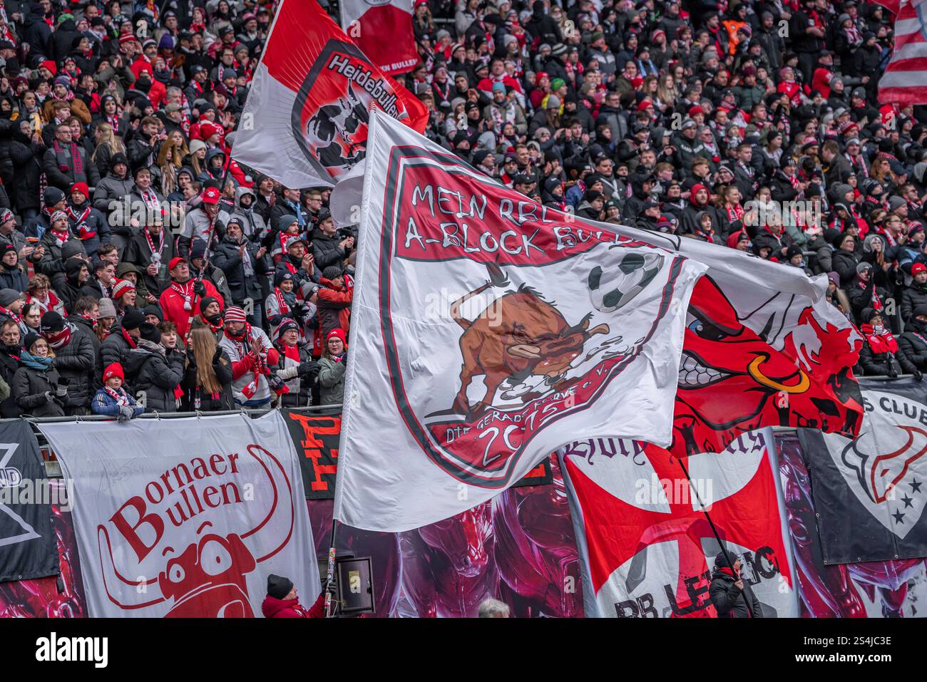 Leipzig, Deutschland 12. Januar 2025: 1.BL - 2024/2025 - RB Leipzig vs ...