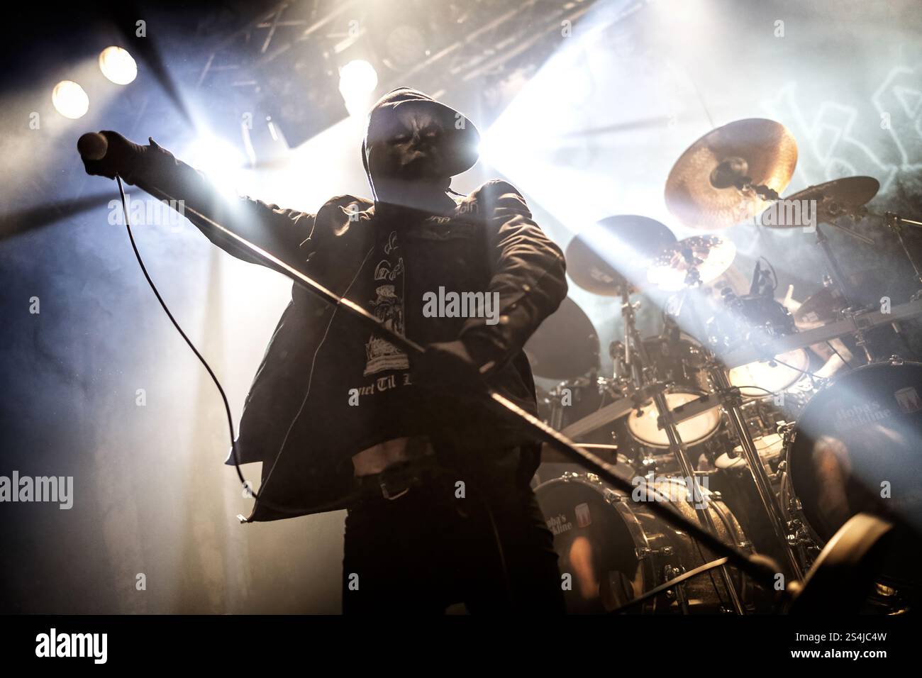 Oslo, Norway. 11th, January 2025. The Norwegian black metal band Taake performs a live concert ...