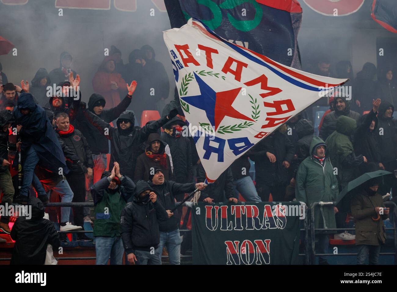 Cosenza, Italy. 12th Jan, 2025. San Vito-Marulla Stadium: Fans of ...