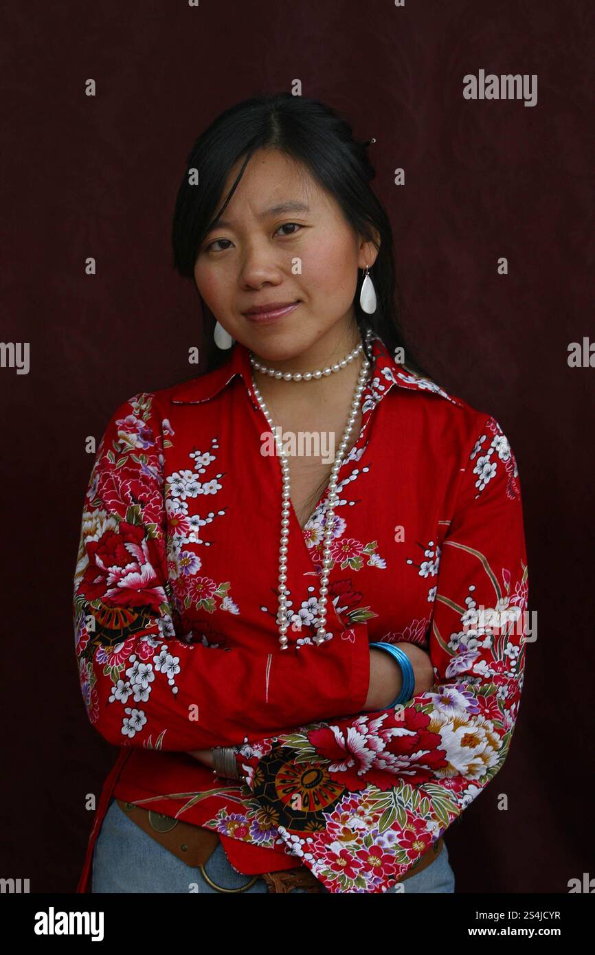 Acclaimed young Chinese writer Xiaolu Guo, pictured at the Edinburgh ...