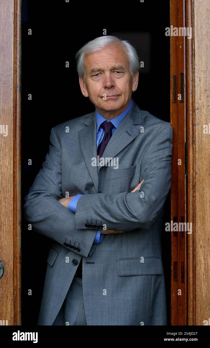 BBC broadcaster John Humphrys, pictured before delivering the ...