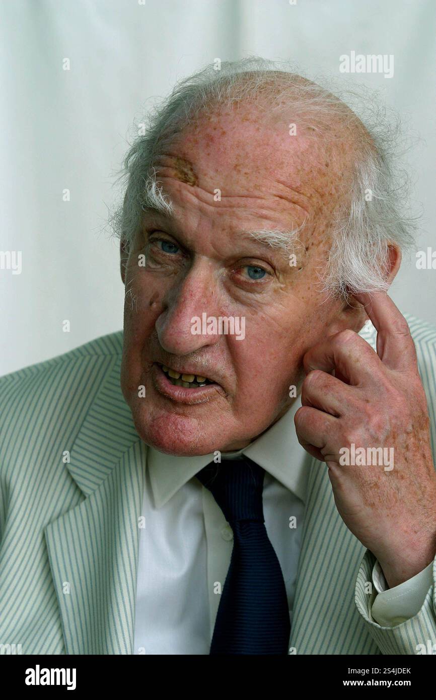 Distinguished British commentator and writer, Anthony Sampson, pictured ...