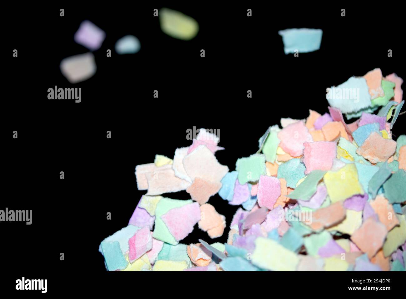 Torn Paper Layers Confetti Colour Delicate Abstract Gentle Texture ...