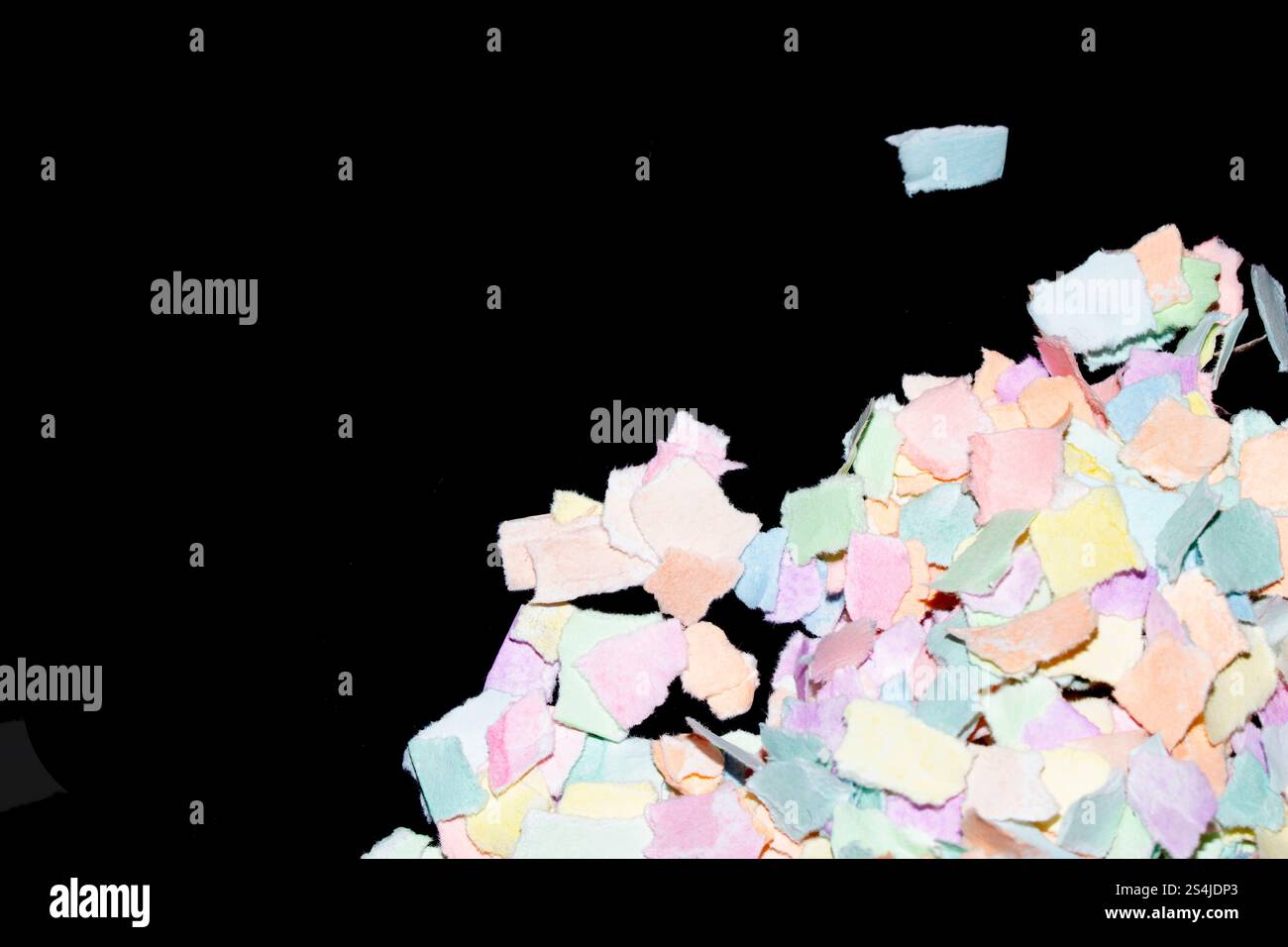 Torn Paper Layers Confetti Colour Delicate Abstract Gentle Texture ...