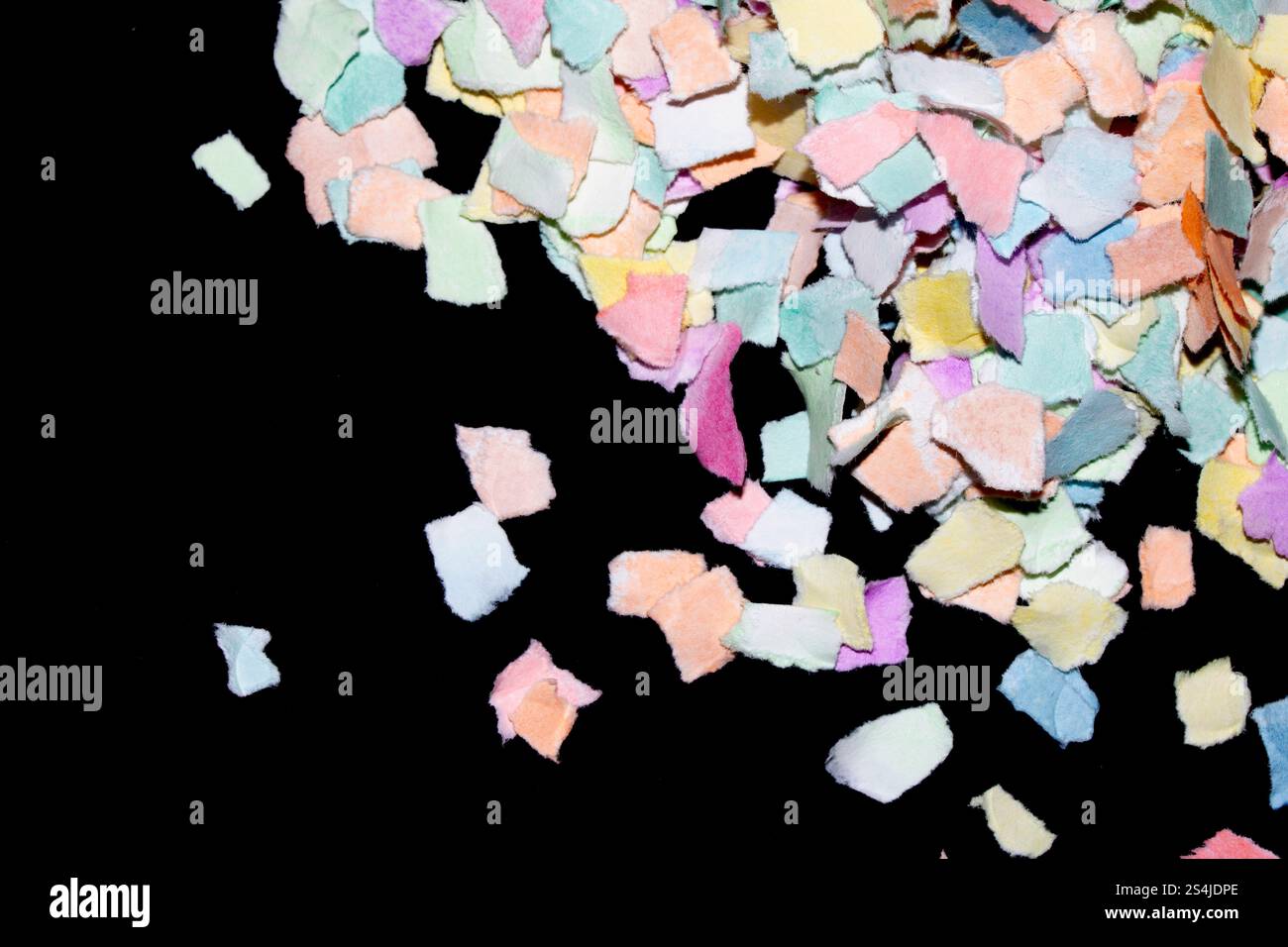 Torn Paper Layers Confetti Colour Delicate Abstract Gentle Texture ...