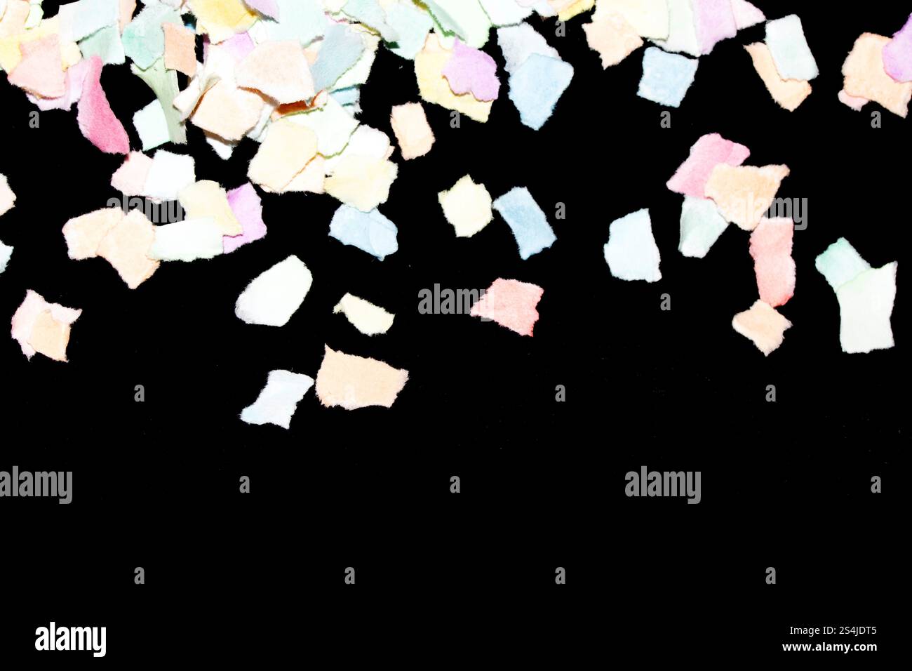 Torn Paper Layers Confetti Colour Delicate Abstract Gentle Texture ...