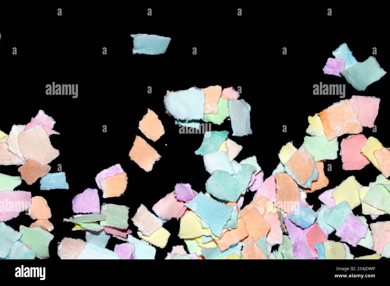 Torn Paper Layers Confetti Colour Delicate Abstract Gentle Texture ...