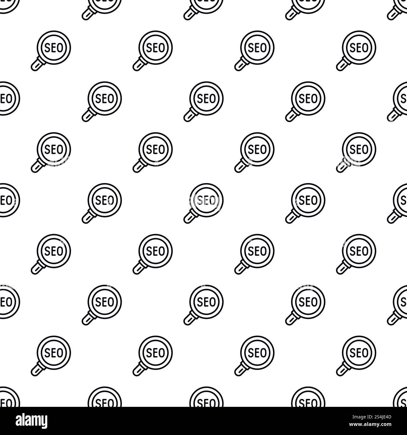 Seo magnify glass pattern seamless vector repeat for any web design. Seo magnify glass pattern ...
