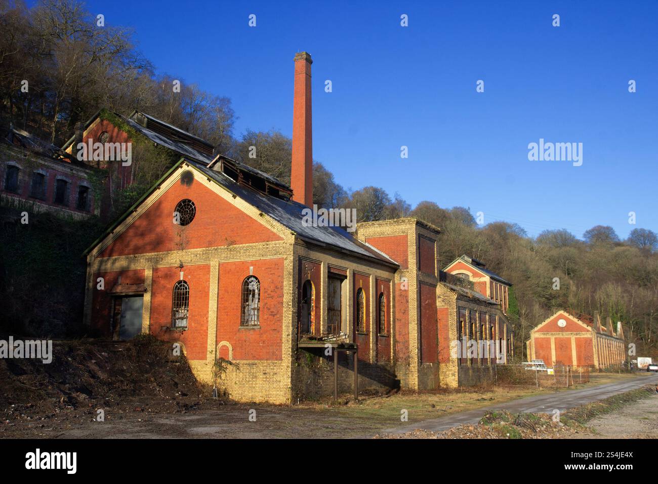 Crumlin Navigation, an historic Welsh colliery site, in full production ...