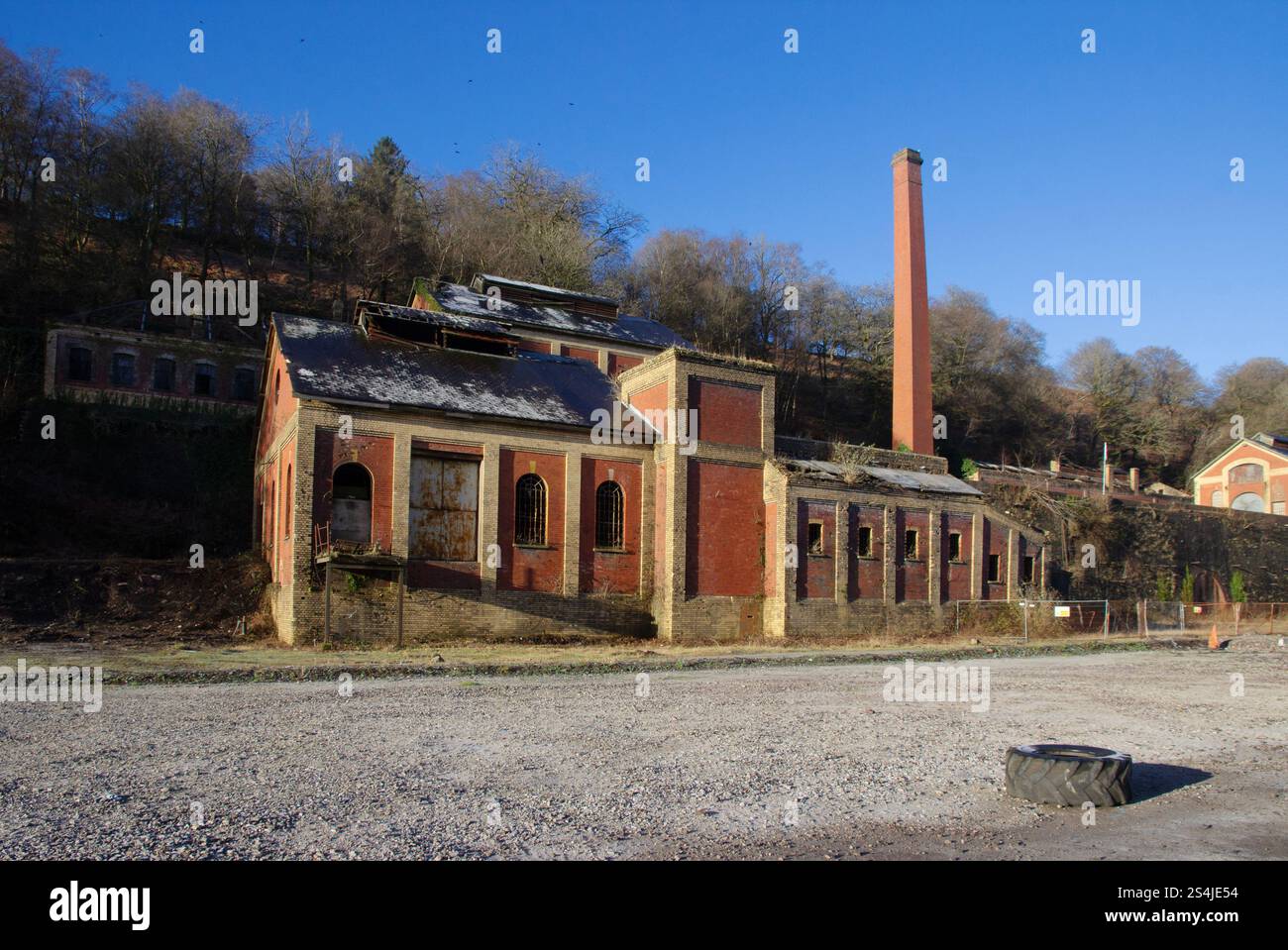 Crumlin Navigation, an historic Welsh colliery site, in full production ...