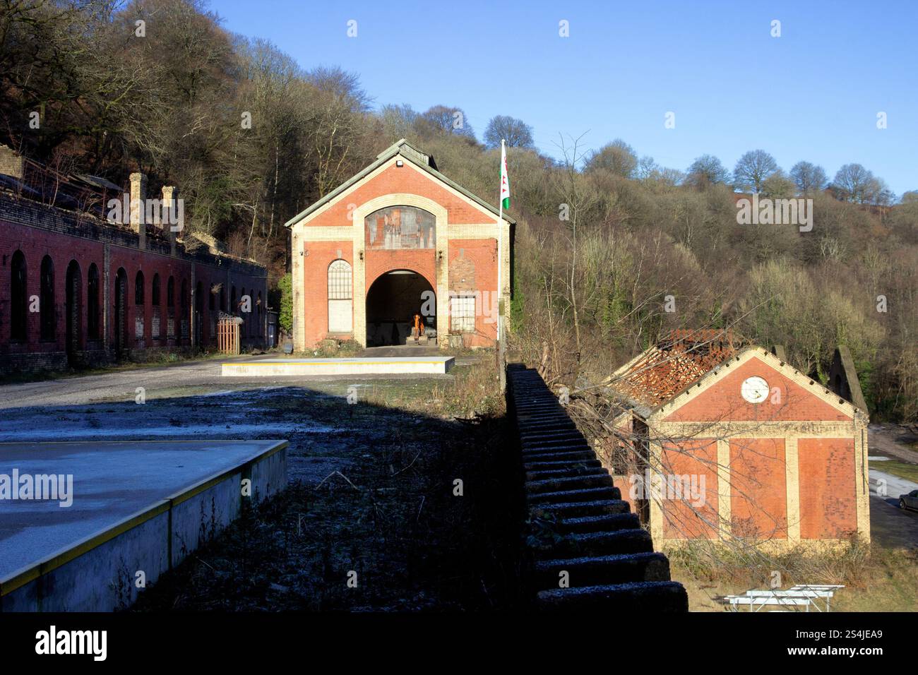 Crumlin Navigation, an historic Welsh colliery site, in full production ...