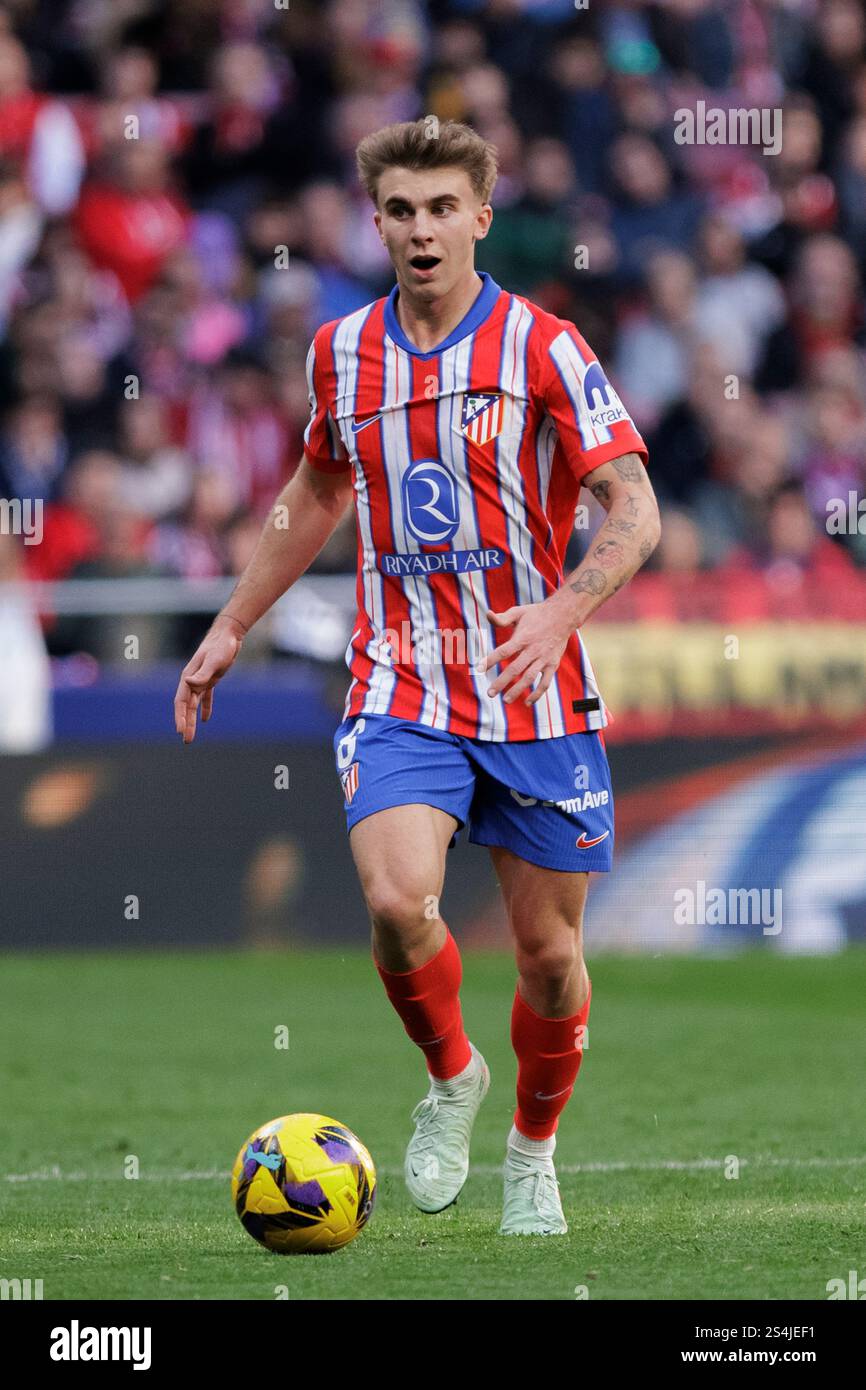 MADRID, SPAIN - 12 January: Pablo Barrios of Atletico de Madrid in ...