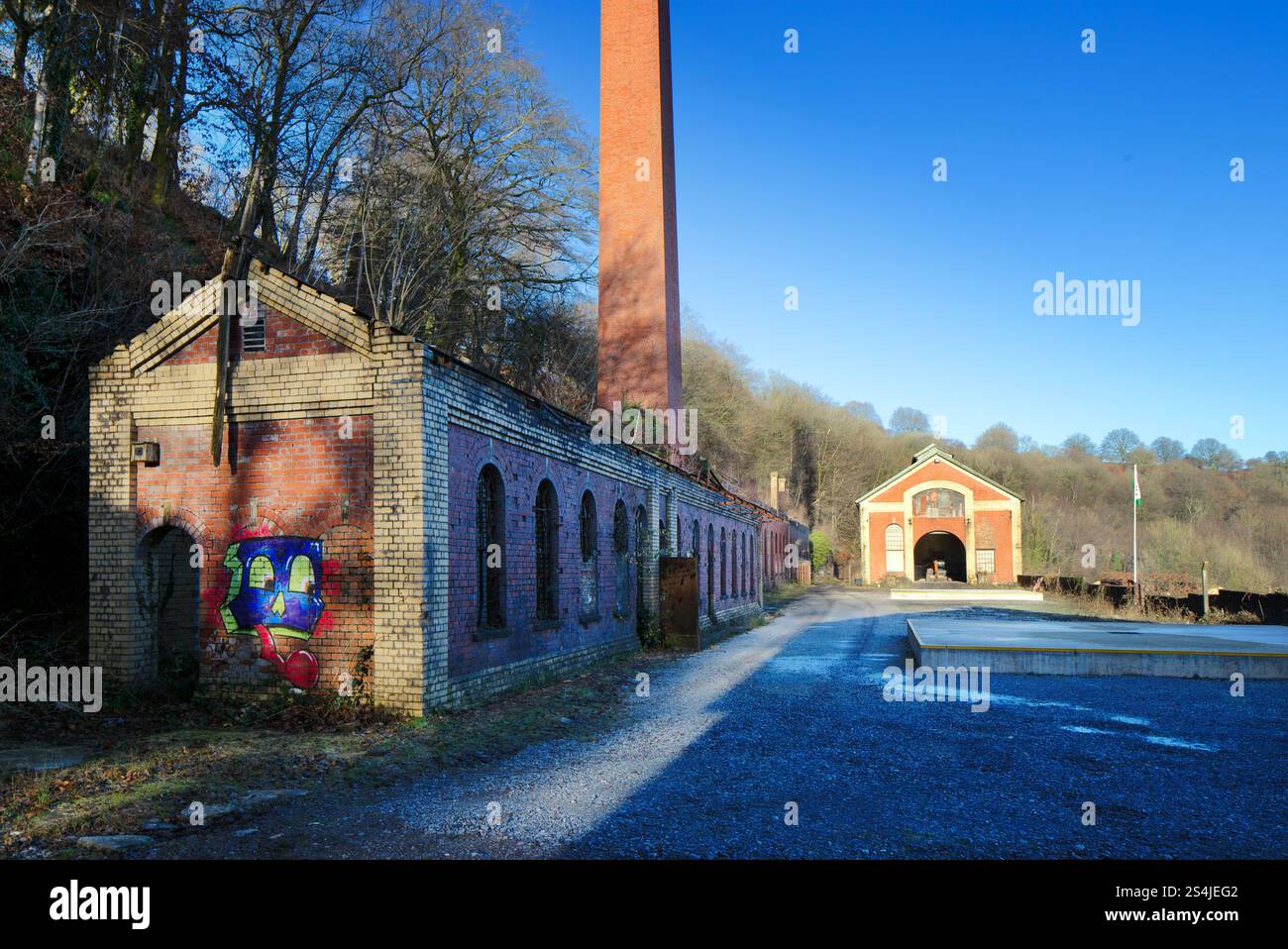 Crumlin Navigation, an historic Welsh colliery site, in full production ...