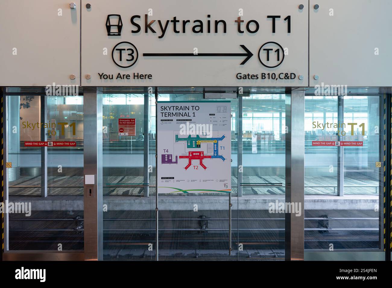SINGAPORE - AUGUST 25, 2024: a map showing the SkyTrain route to ...