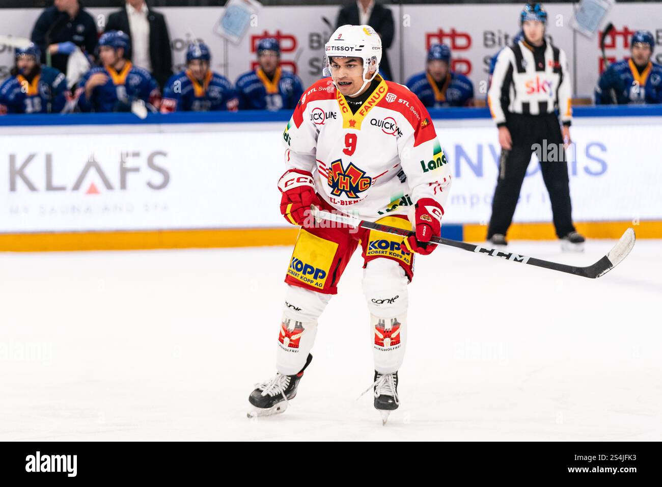 Zug, Switzerland. 12th Jan, 2025. 12/01/2025, Zug, BOSSARD Arena, NL ...