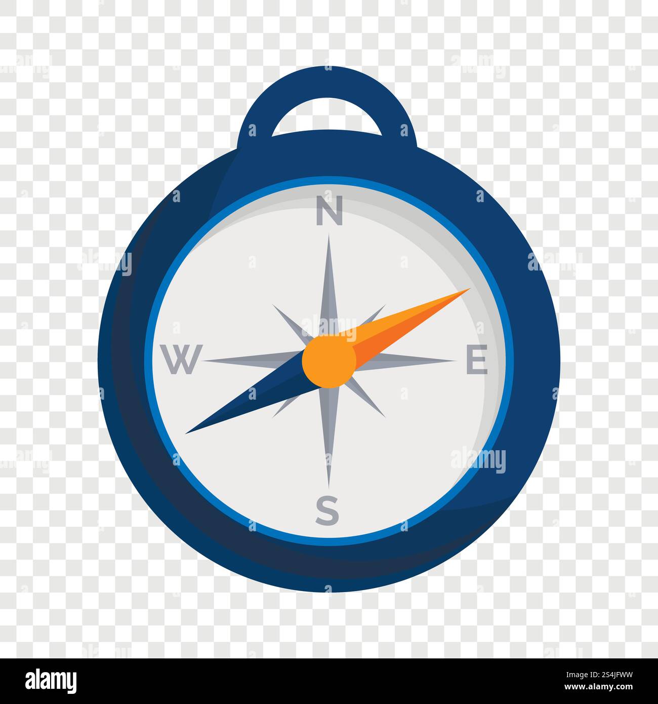 Camp compass icon. Cartoon of camp compass vector icon for web design ...