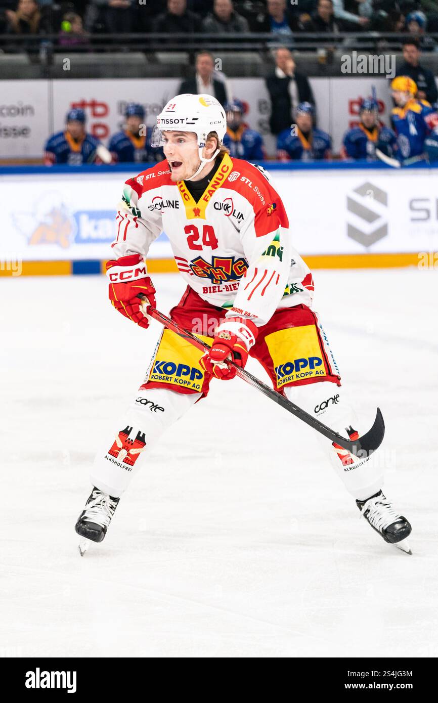 Zug, Switzerland. 12th Jan, 2025. 12/01/2025, Zug, BOSSARD Arena, NL ...