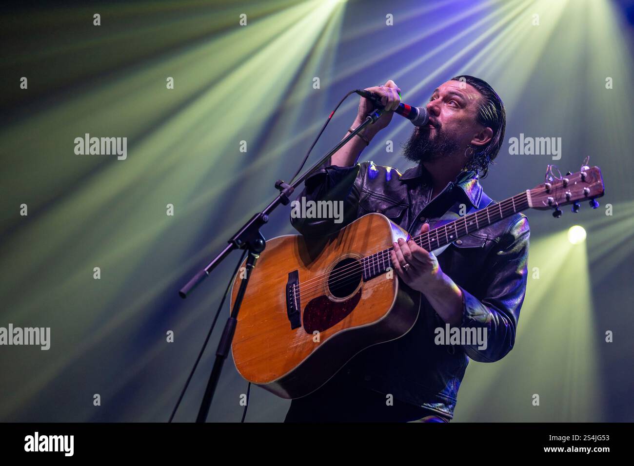 Madison, USA. 11th Jan, 2025. Cory Chisel during The Freezing Man ...
