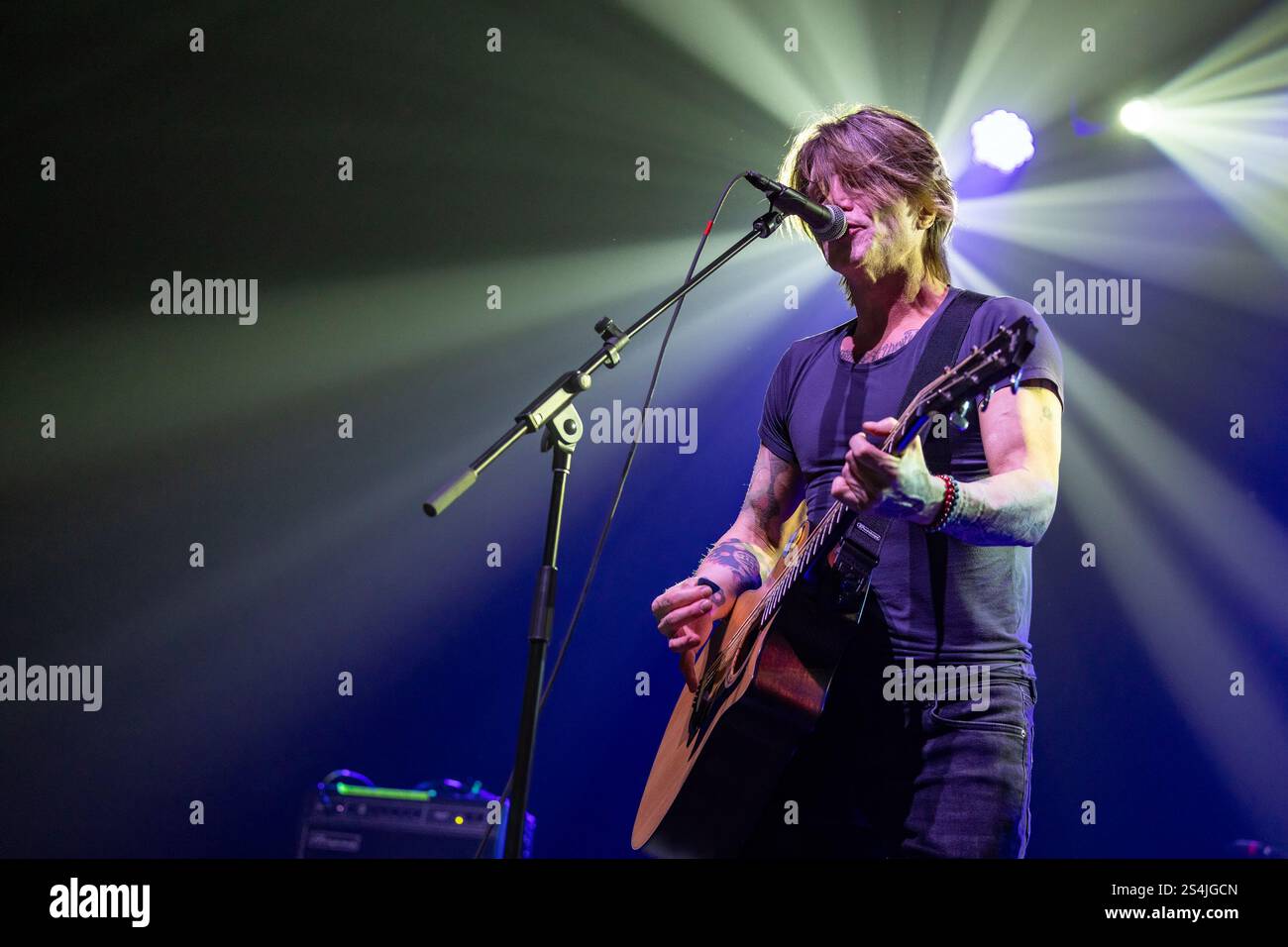 Madison, USA. 11th Jan, 2025. John Rzeznik of Goo Goo Dolls during The ...