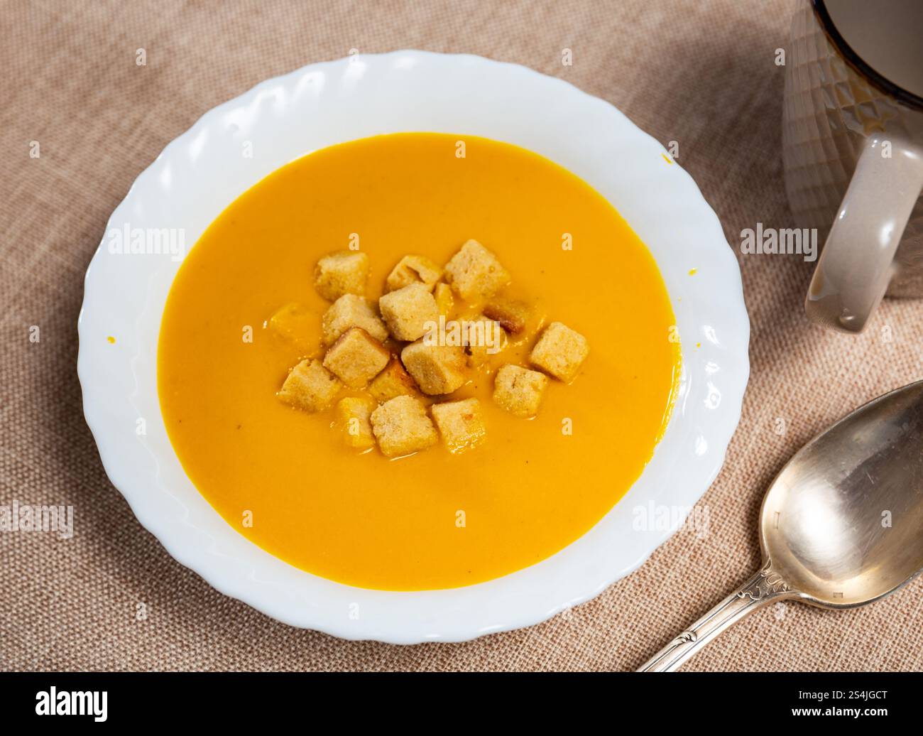 Sopa de picadillo is traditional Spanish dish from Andalusia Stock ...