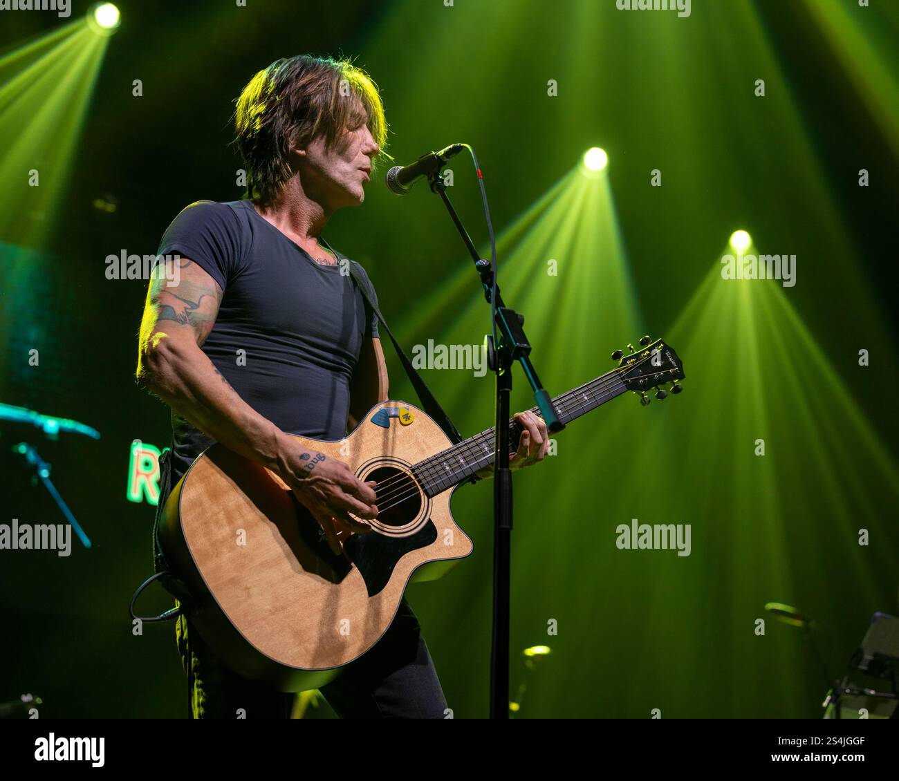 Madison, USA. 11th Jan, 2025. John Rzeznik of Goo Goo Dolls during The ...