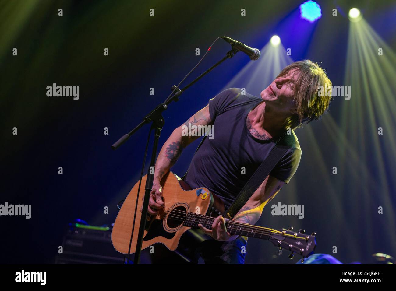 Madison, USA. 11th Jan, 2025. John Rzeznik of Goo Goo Dolls during The ...