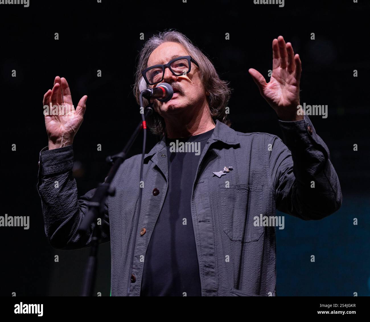 Madison, USA. 11th Jan, 2025. Butch Vig of Garbage during The Freezing ...