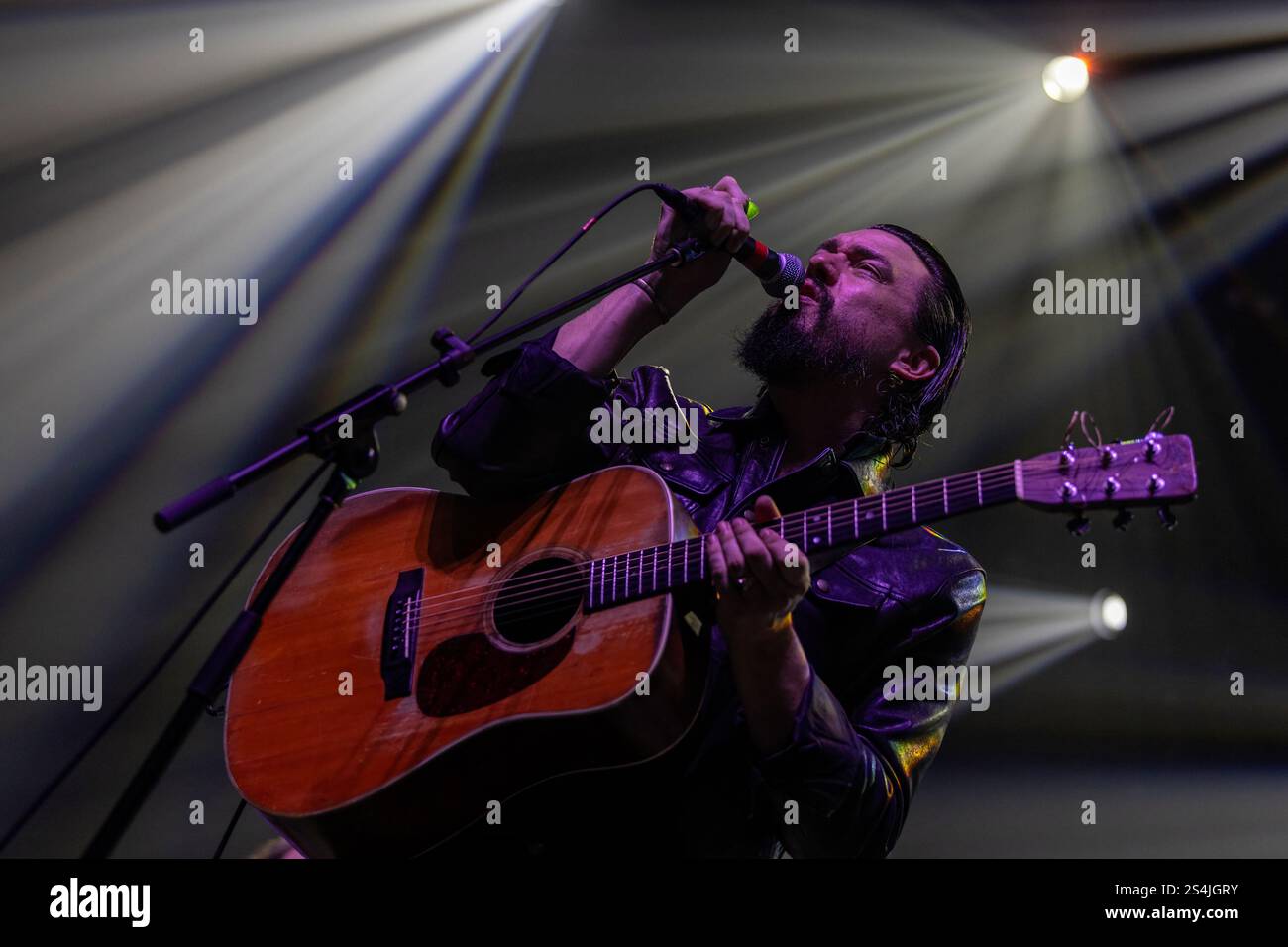 Madison, USA. 11th Jan, 2025. Cory Chisel during The Freezing Man ...