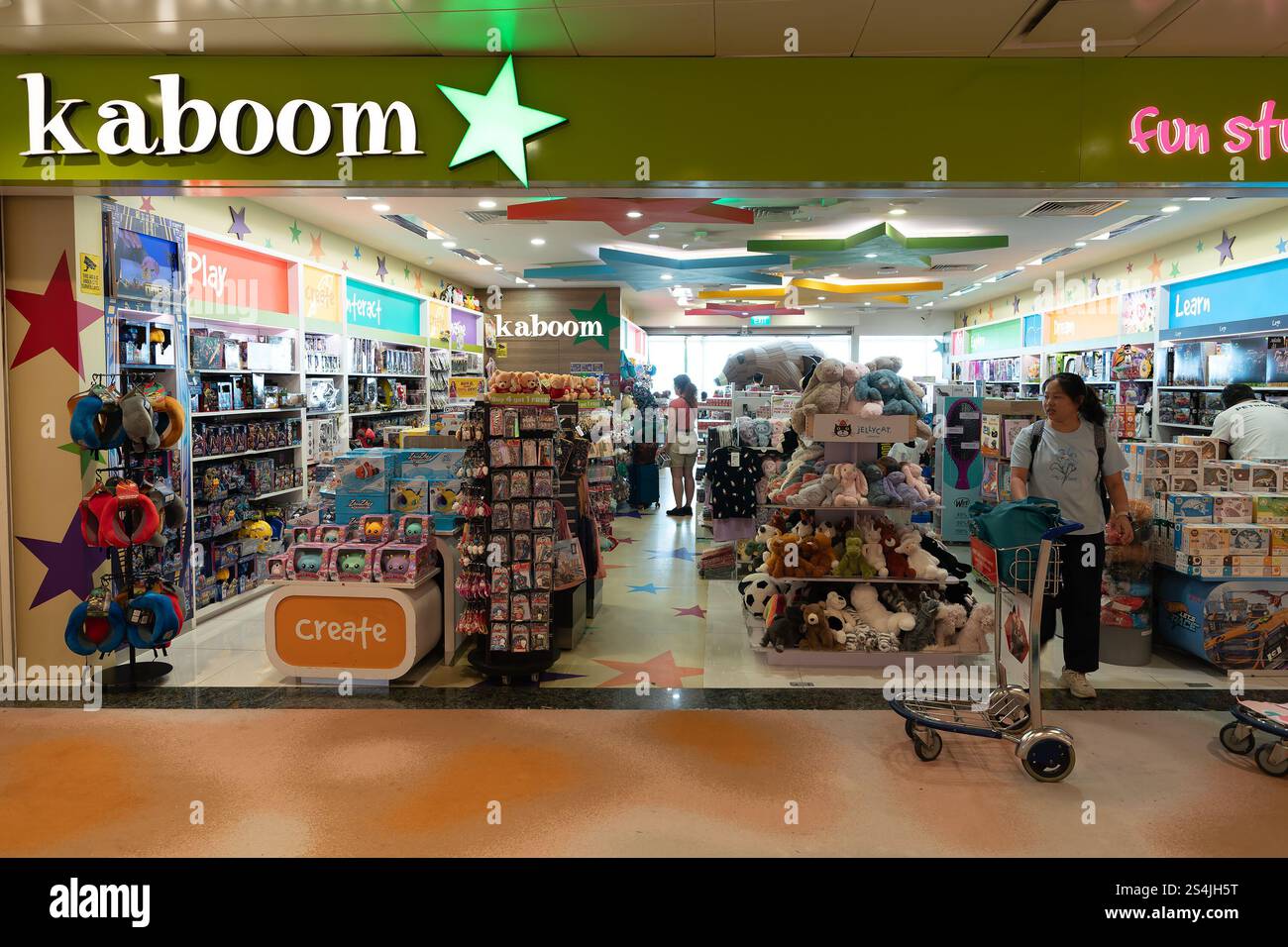 SINGAPORE - AUGUST 25, 2024: a variety of toys, games, and ...