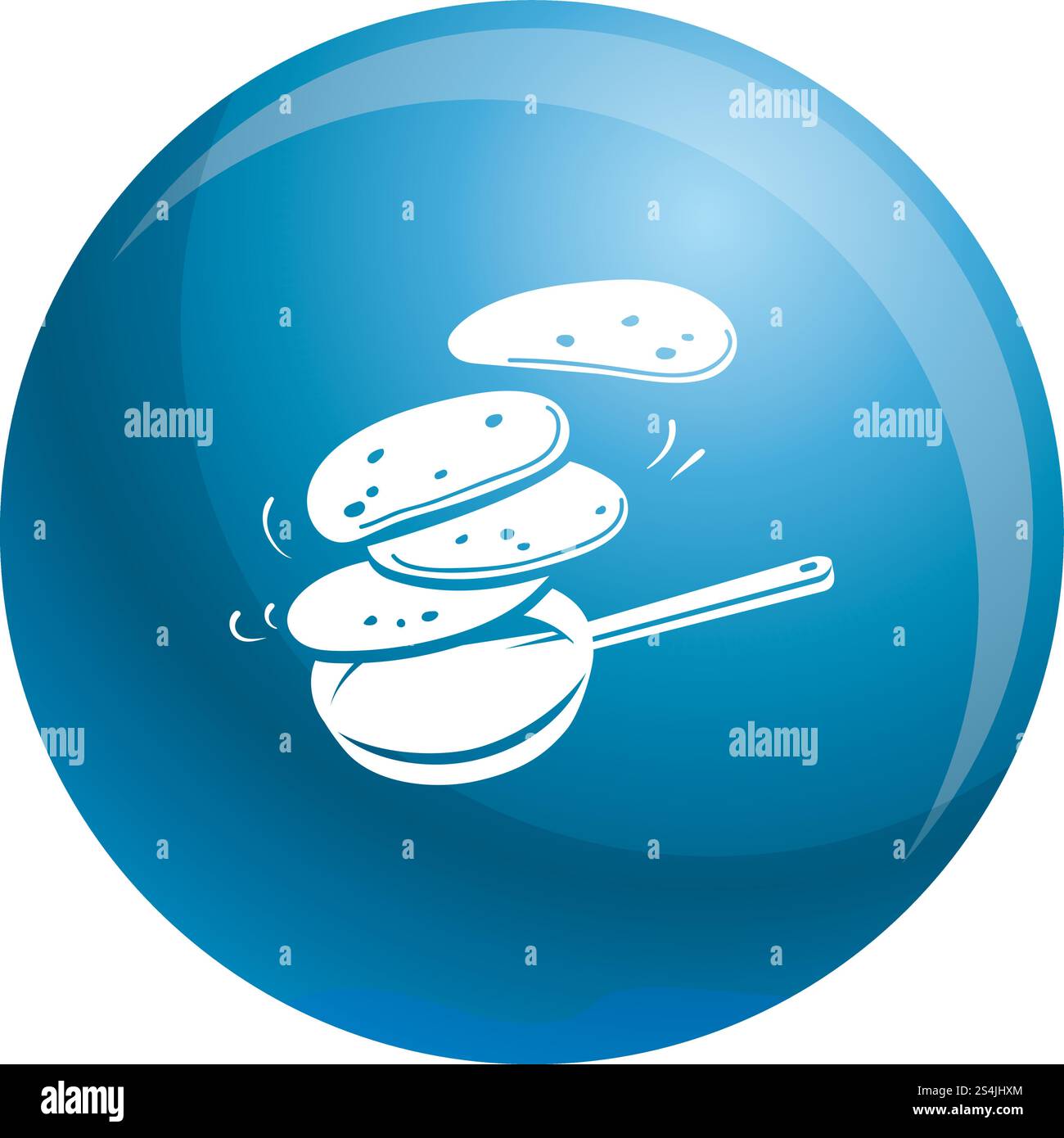 Hot meal griddle icon. Simple illustration of hot meal griddle vector ...