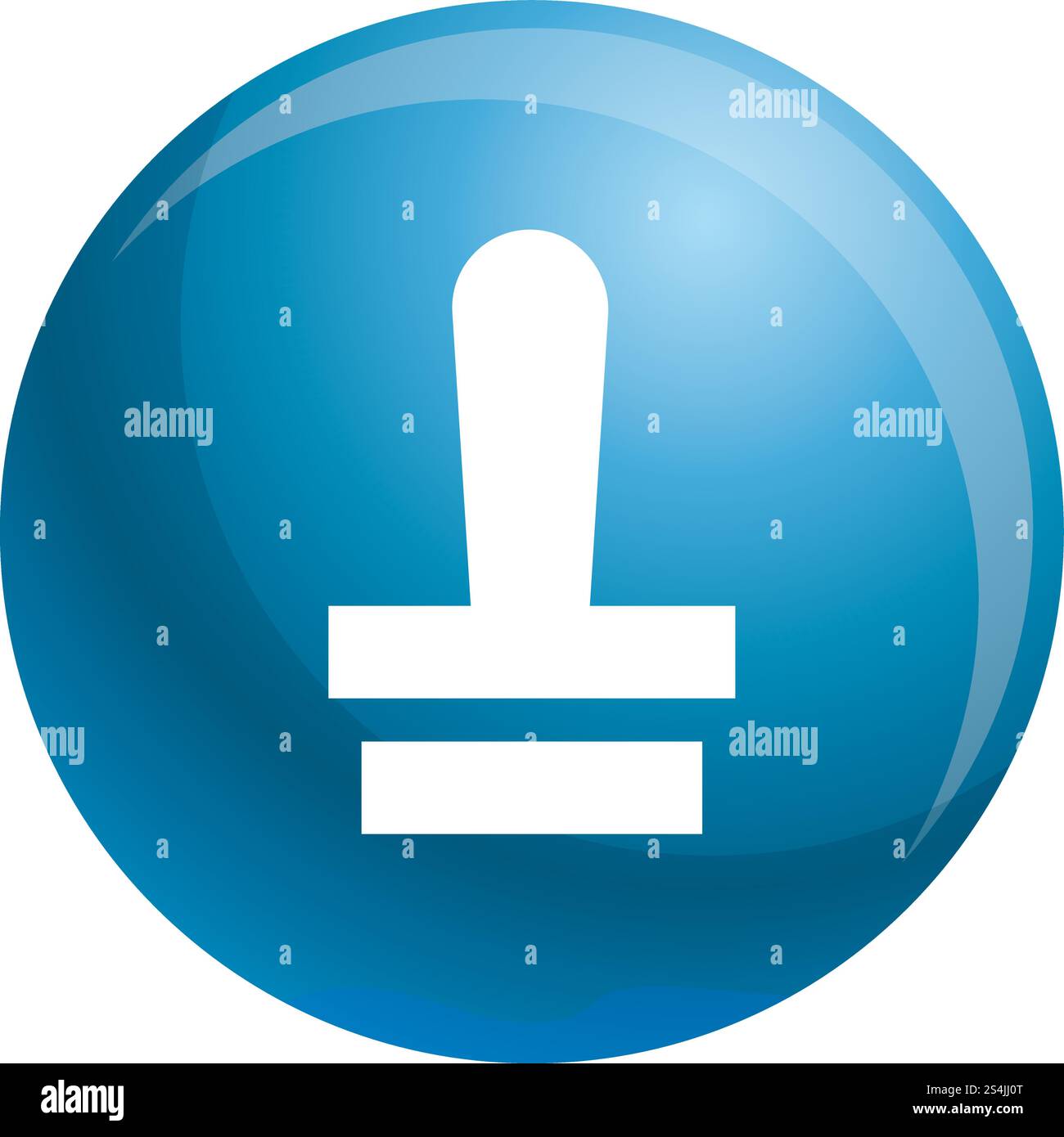 Stamp icon. Simple illustration of stamp vector icon for web design ...