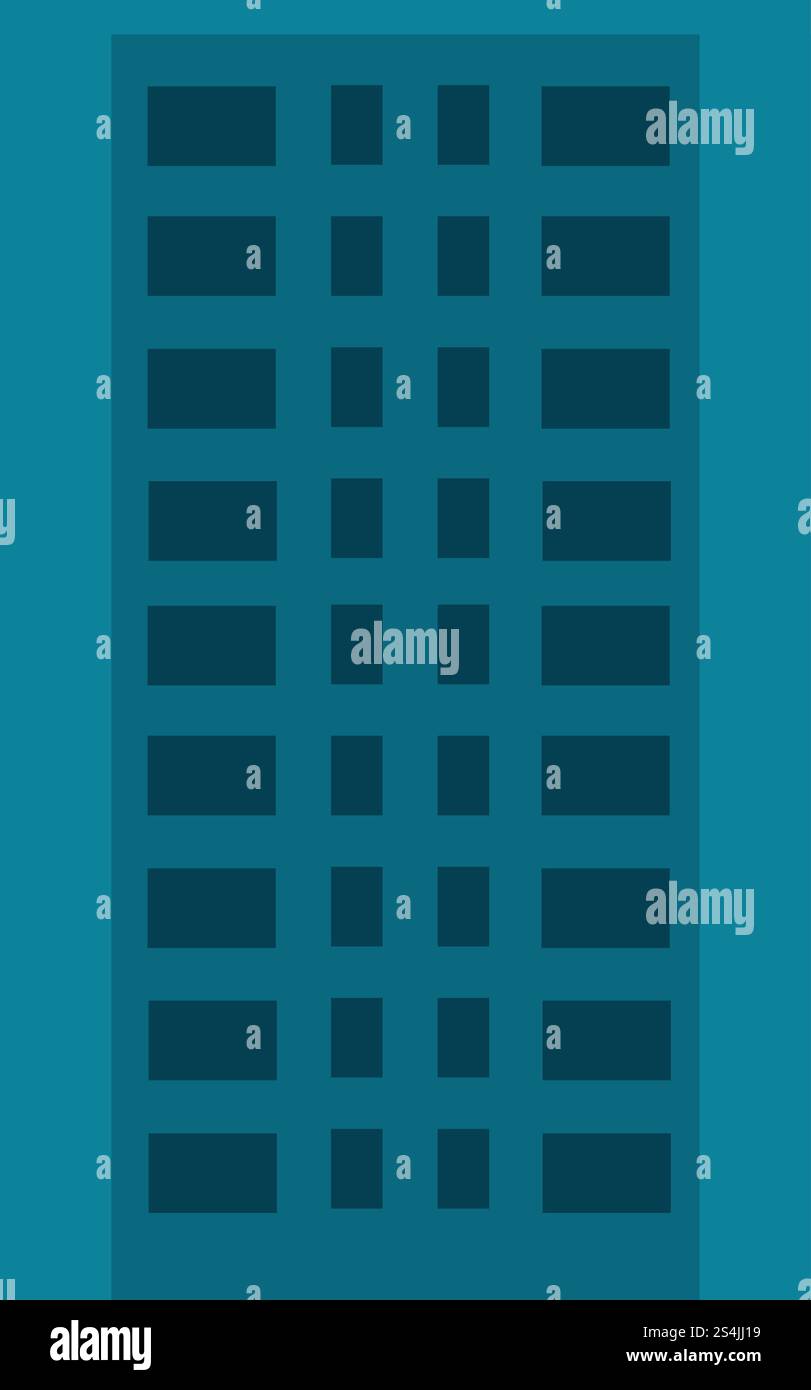 City apartment building icon. Flat illustration of city apartment ...
