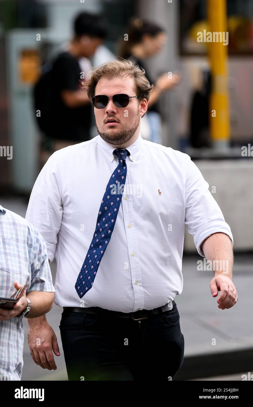 Sydney, Australia. 13th Jan, 2025. William Gulson arrives at the ...