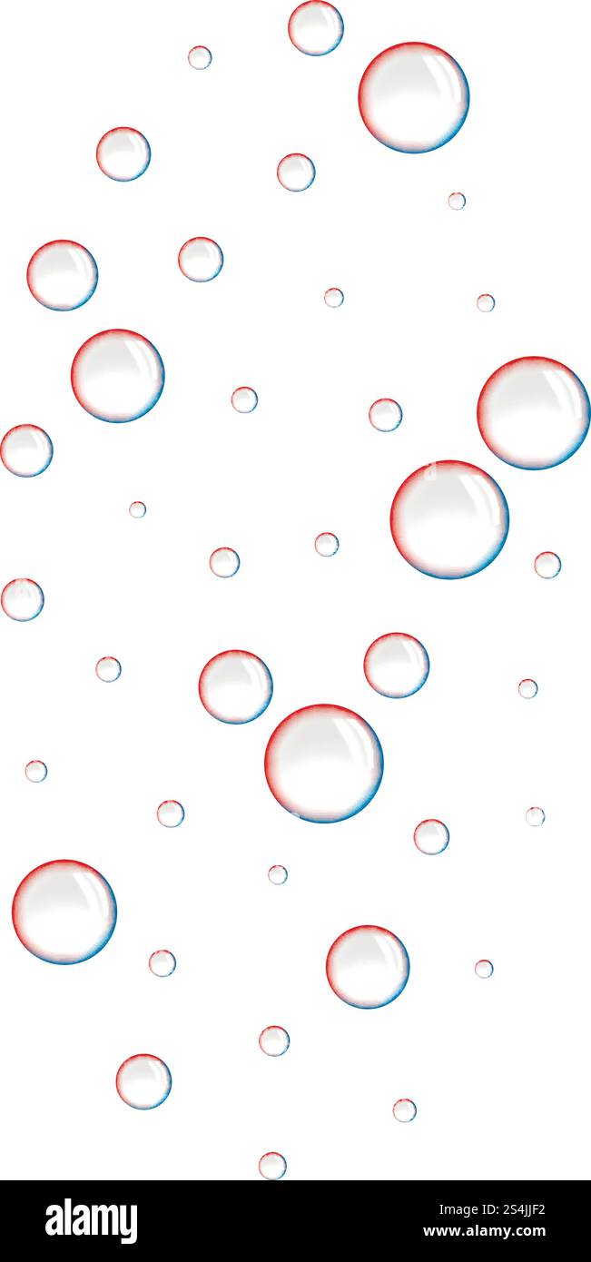 Colorful bubbles icon. Realistic illustration of colorful bubbles ...