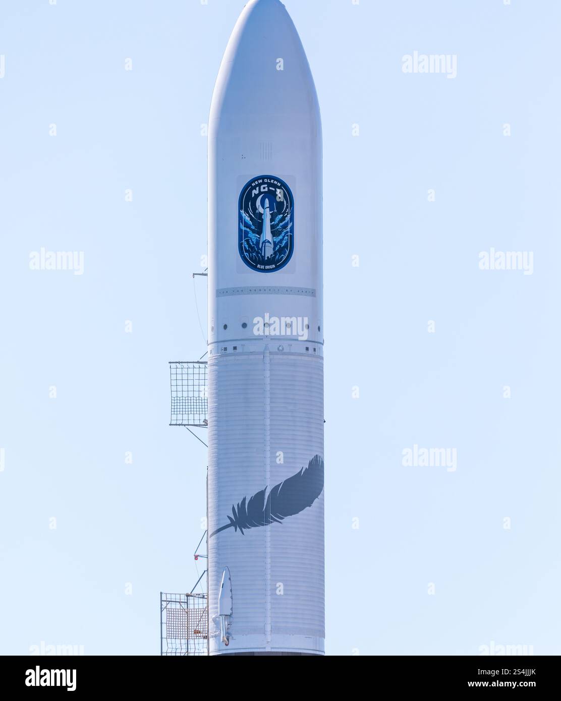 Cape Canaveral, USA. 12th Jan, 2025. Berhemoth Blue Origin New Glenn NG ...