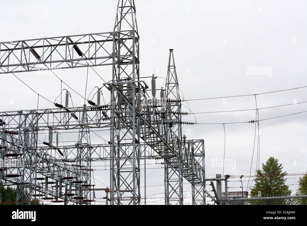 A power grid substation Stock Photo - Alamy