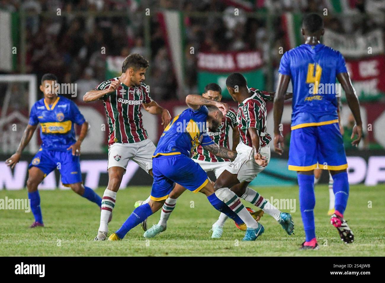 Rio De Janeiro, Brazil. 12th Jan, 2025. Fluminense x Sampaio Correa ...