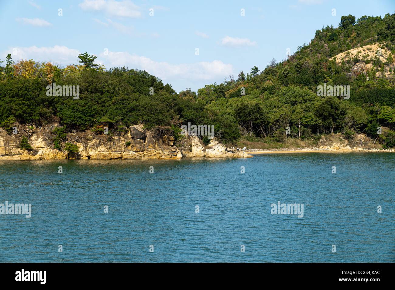 The Seto Inland Sea, the largest inland sea in Japan, and its many ...