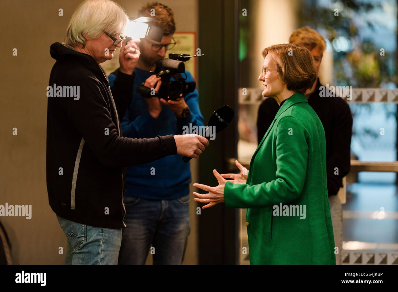 Heidelberg, Germany. 12th Jan, 2025. The German Green Party officially ...