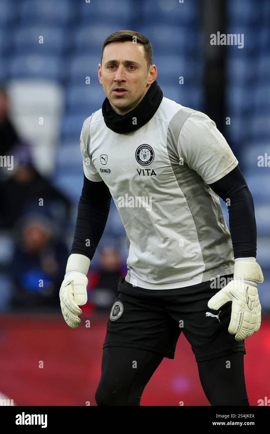 Selhurst Park, London on Sunday 12th January 2025. Ben Hinchcliffe of ...