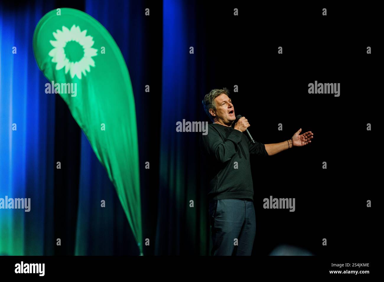 Heidelberg, Germany. 12th Jan, 2025. The German Green Party officially ...