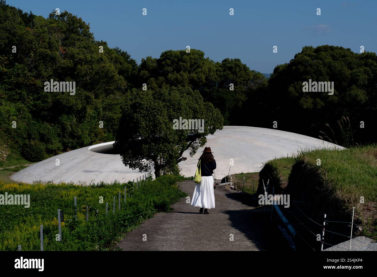 Teshima Art Museum designed by architect Ryue Nishizawa and artist Rei ...