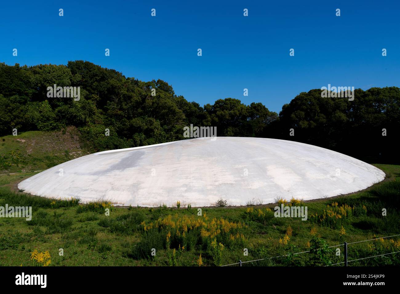 Teshima Art Museum designed by architect Ryue Nishizawa and artist Rei ...