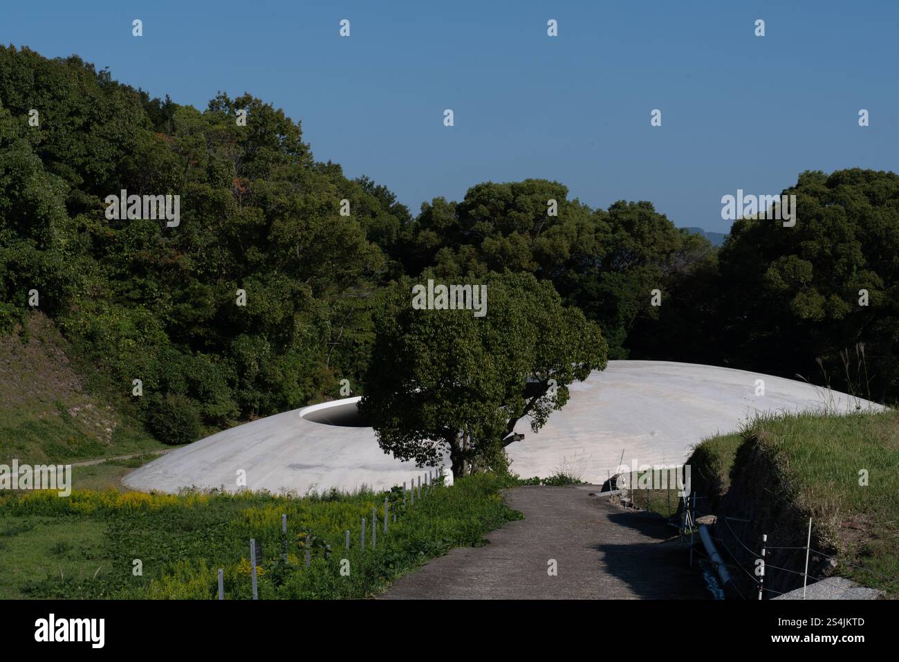 Teshima Art Museum designed by architect Ryue Nishizawa and artist Rei ...