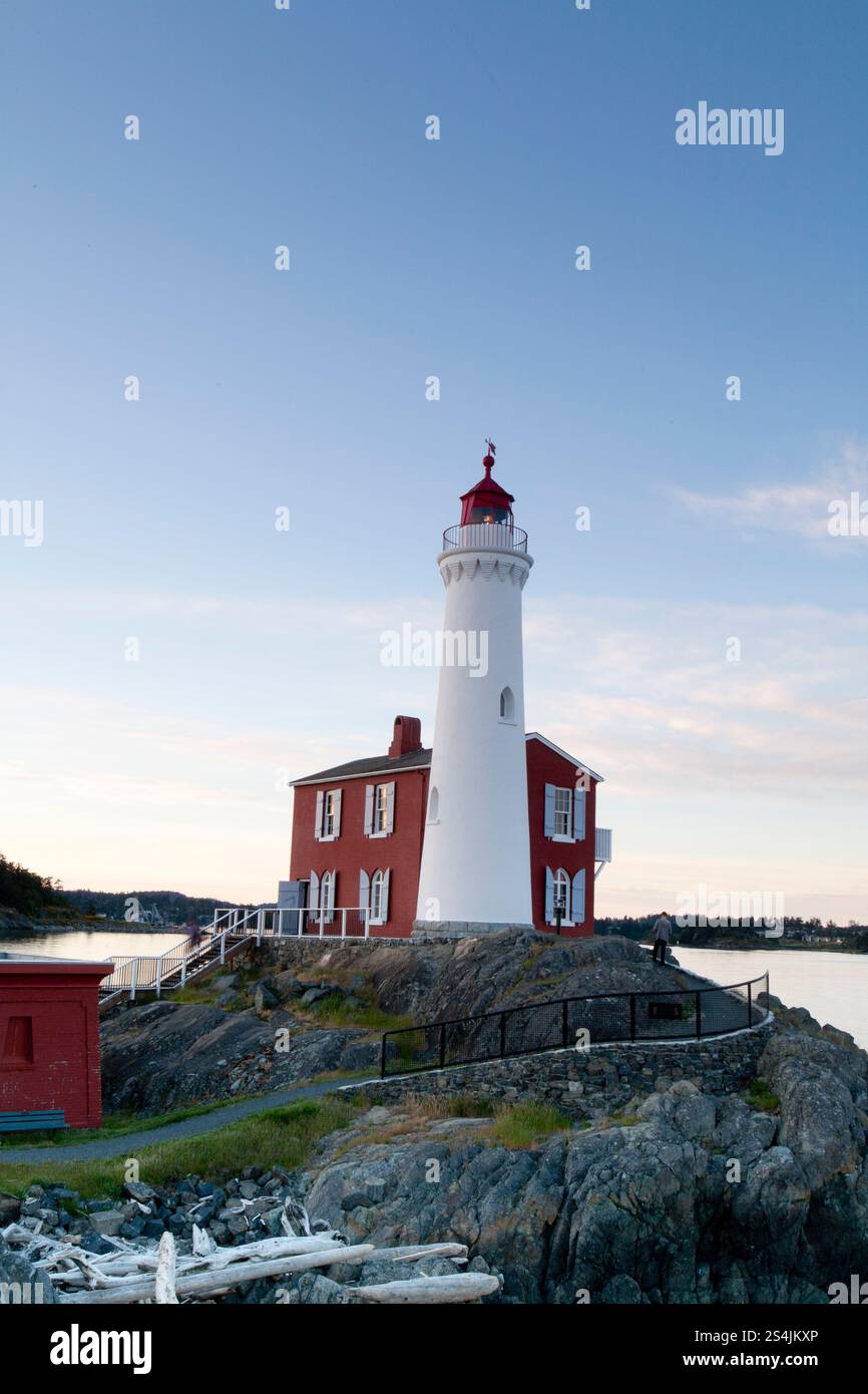 Fisguard lighthouse at Fort Rod hill Stock Photo - Alamy