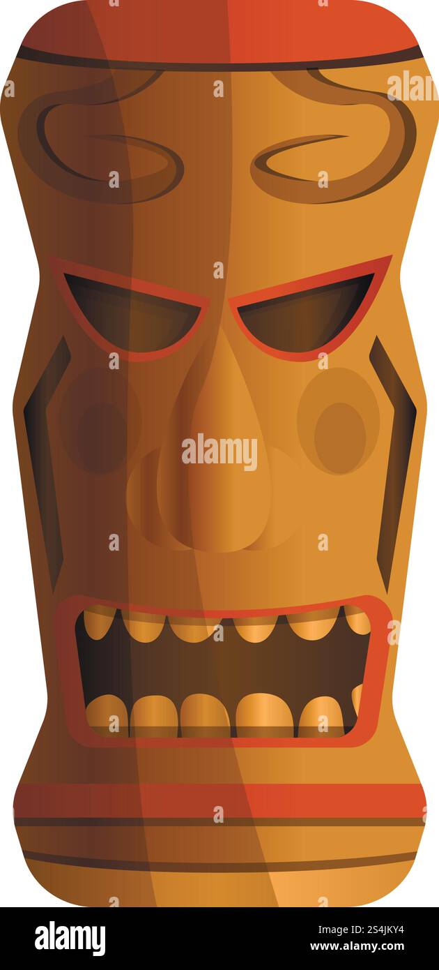 Pacific idol icon. Cartoon of pacific idol vector icon for web design ...