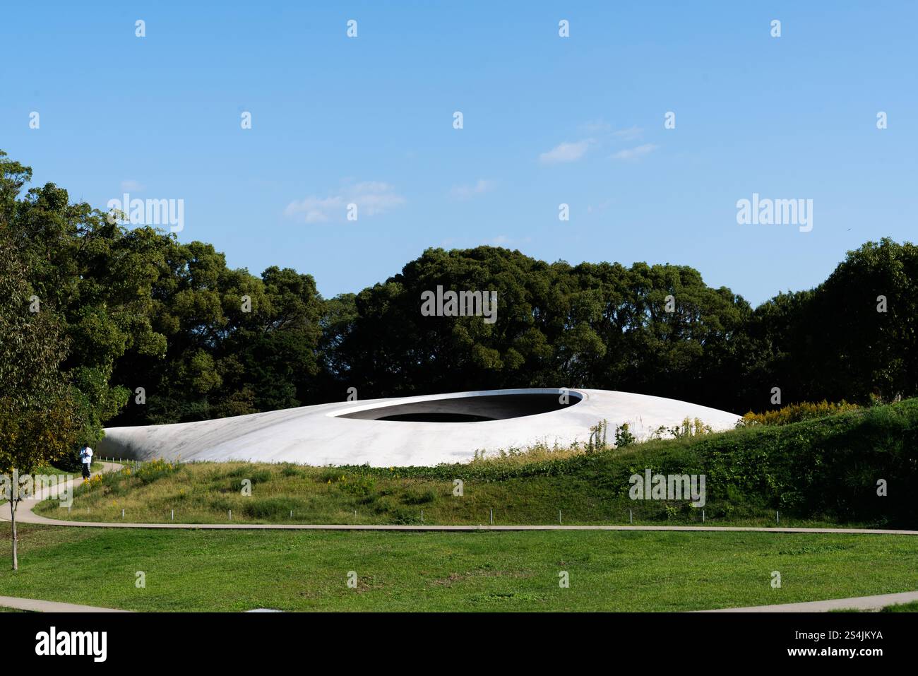 Teshima Art Museum designed by architect Ryue Nishizawa and artist Rei ...