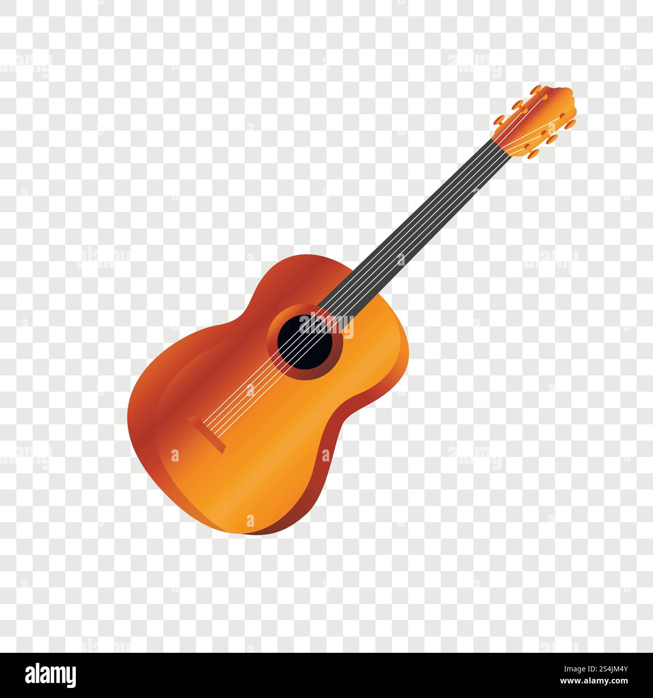 Mexican guitar icon. Cartoon of mexican guitar vector icon for web ...